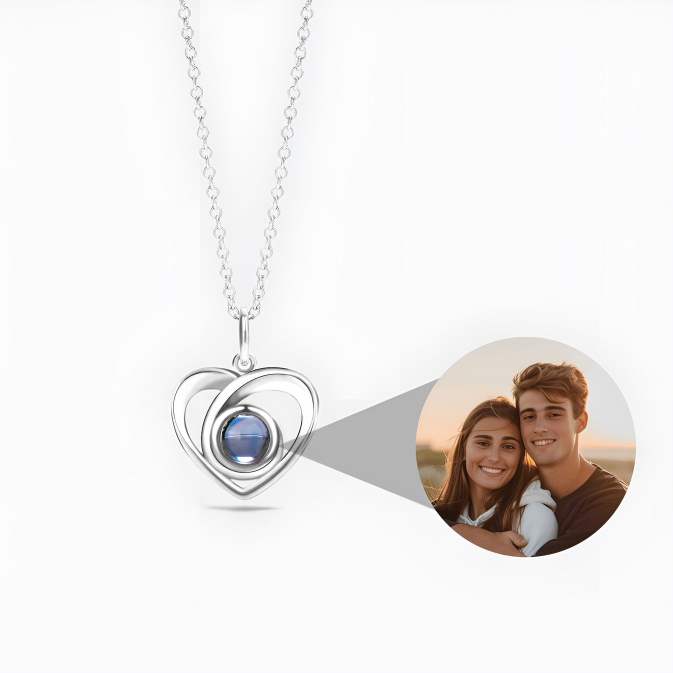 Personalized Love Photo Necklace – Solimade